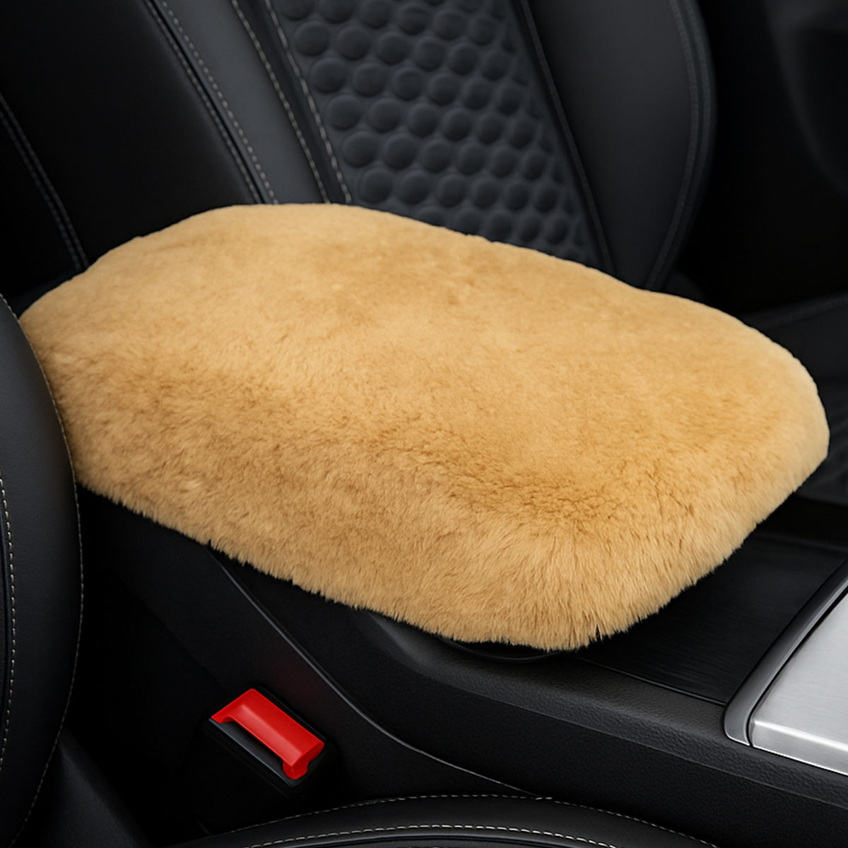Custom Sheepskin Console Covers - Premium Quality