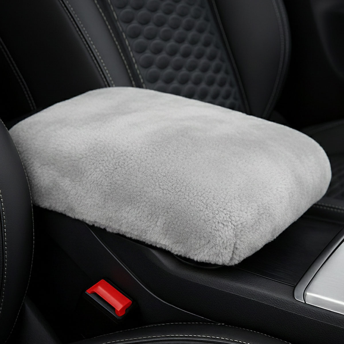 2020 BMW 330i Custom Sheepskin Console Covers - Premium Quality