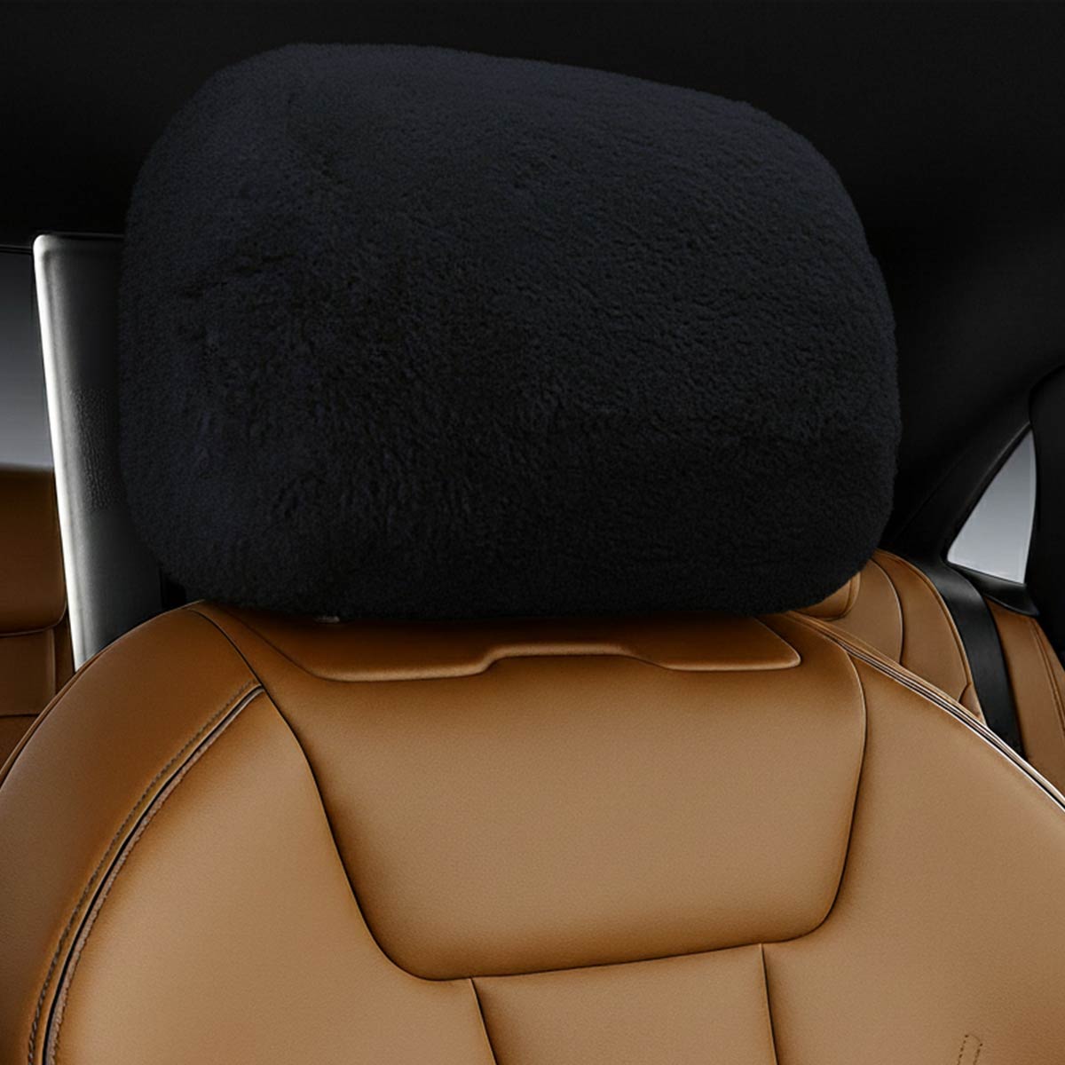Custom Sheepskin Headrest Covers - Premium Quality